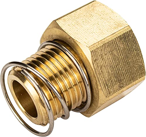 Simpson Cleaning 7100051 Replacement 3/4-Inch Female Garden Hose for Pressure Washer Pumps, 1/2-Inch MNPT, Gold