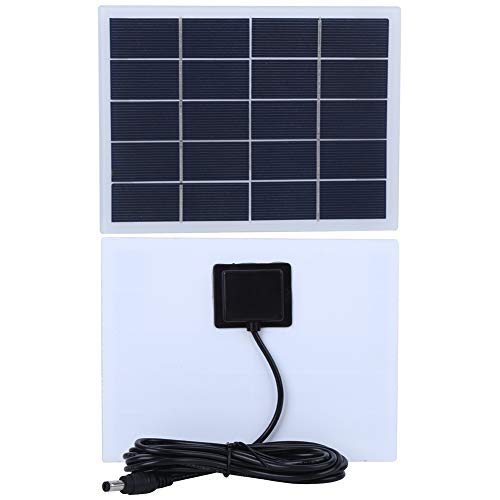 Solar Panel, 3W 5V Polycrystalline Silicon Solar Panel DC Output Charger Battery Outdoor Garden Light