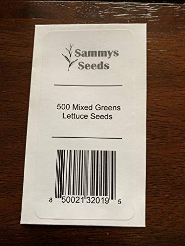 500 Gourmet Mixed Green Lettuce Seeds | Non-GMO | Fresh Garden Seeds