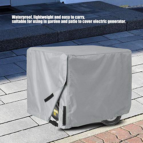 Generator Protection Cover - Outdoor Garden Patio Waterproof Dust-Proof Electric Generator Protection Cover, UV Resistant Windproof Waterproof Generator Cover, 35 x 26 x 28in(Gray)