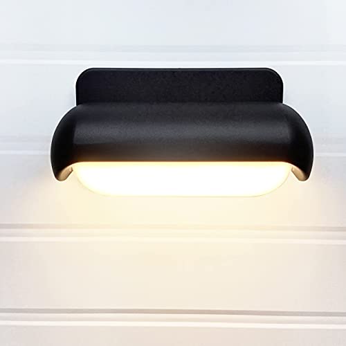 PLUSLED Modern Wall Sconce Outdoor Porch Light Waterproof Patio Lamp LED Wall Light Fixture Aluminum 13W 3000K Wall Lamp for Indoor & Outdoor use Garden Yard