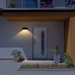 PLUSLED Modern Wall Sconce Outdoor Porch Light Waterproof Patio Lamp LED Wall Light Fixture Aluminum 13W 3000K Wall Lamp for Indoor & Outdoor use Garden Yard