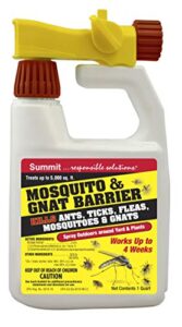 summit chemical co 101-6 5,000 square feet, 32fl.oz. summit.responsible solutions summit mosquito and gnat barrier covers, 32-oz, clear