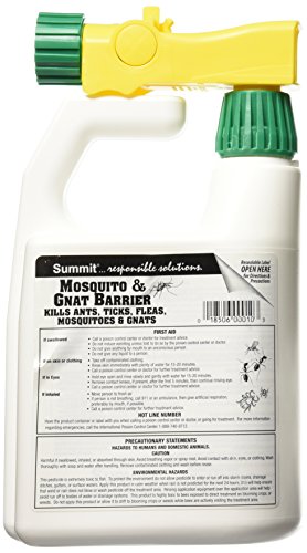 SUMMIT CHEMICAL CO 101-6 5,000 Square Feet, 32fl.oz. Summit.Responsible Solutions Summit Mosquito and Gnat Barrier Covers, 32-oz, Clear