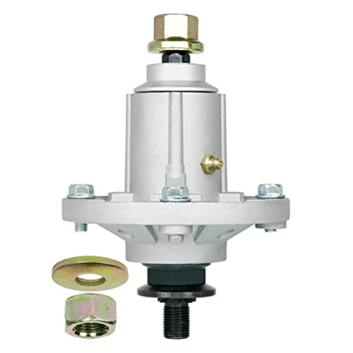 New Blade Spindle Assembly Compatible with 42" 48" Mower Deck Replaces John Deere GY20454 GY21098 GY20962 GY20867 Oregon 82-359, Stens 285-851 Includes Grease Zerk, Mounting Holes are Threaded