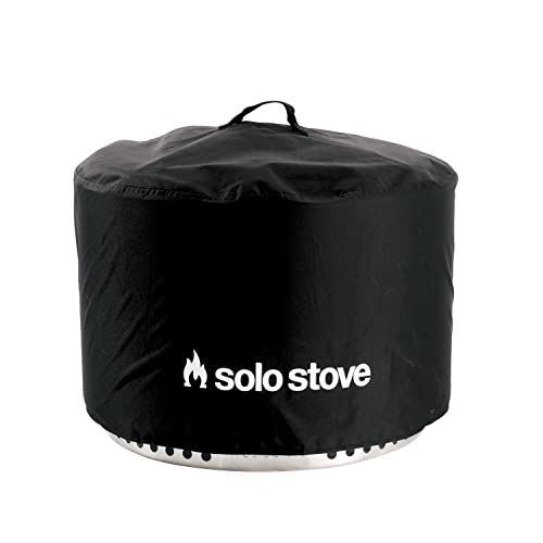 Solo Stove Yukon Shelter Protective Fire Pit Cover for Round Fire Pits Waterproof Cover Great Fire Pit Accessories for Camping and Outdoors, Black