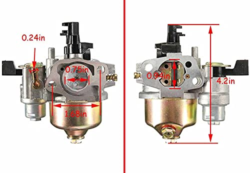 New GX120 Carburetor Air Filter Spark Plug for GX120 GX160 GX168 GX200 Small Engines