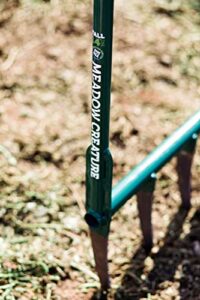 meadow creature’s all steel broadfork: the peoples broadfork ,12 tines green bf-12 bf-12