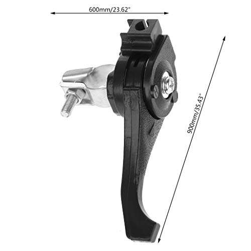 NABIAN Universal Lawn Mower Throttle Lever With Screw Fit For 23-27mm Handlebar Trimmer Yard Garden Tools