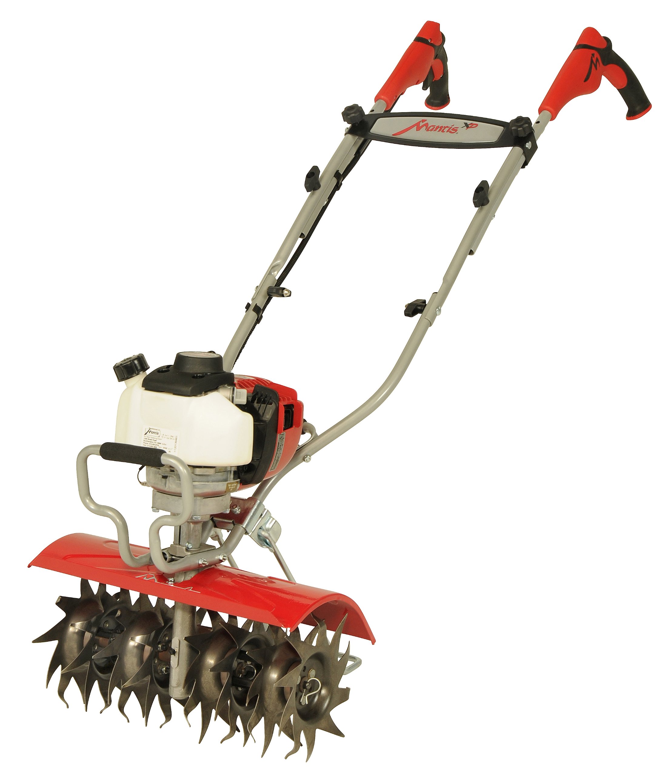 Mantis 7566-12-02 Deluxe XP 4-Cycle Tiller with Kickstand, 16-Inch