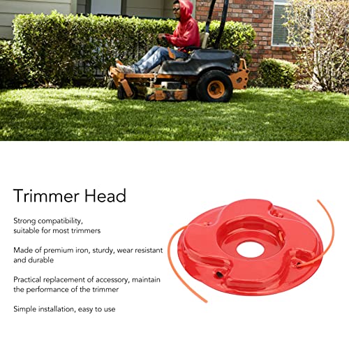 Jeanoko Weeder Trimmer Head, Practical String Trimmer Head Simple Installation Iron for Garden(Style 1)