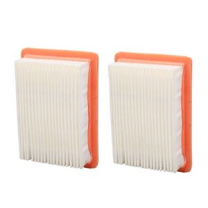 2pcs 19mm trimmer air filter, brush cutter air filter, lawn mower air filter replacement for garden mower