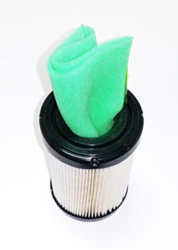 Air Filter Plus Pre-Filter Compatible With Briggs & Stratton Air Filter 796031, 591334, 594201, Pre-Filter 797704