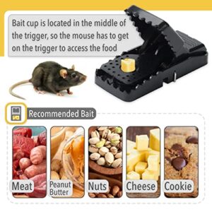 Mr. Pen- Mouse Traps, 3 Pack, Mice Trap, Mice Traps for House Indoor and Outdoor, Mouse Traps Indoor for Home, Mouse Traps Outdoor, Mouse Snap Trap, Snap Traps for Mice, Reusable Mouse Traps