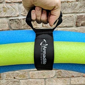 Heavy Duty Cinch Strap for Pool Vacuum Hose, Pool Noodles, Garden Hose and Other Large Outdoor Items. Stores and organizes Equipment, and Includes Handle for Hanging and Carrying (2, 30")