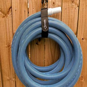 Heavy Duty Cinch Strap for Pool Vacuum Hose, Pool Noodles, Garden Hose and Other Large Outdoor Items. Stores and organizes Equipment, and Includes Handle for Hanging and Carrying (2, 30")