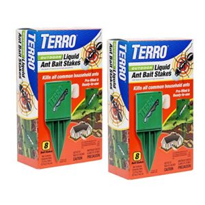 terro t1812sr outdoor liquid ant bait stakes-2 pack