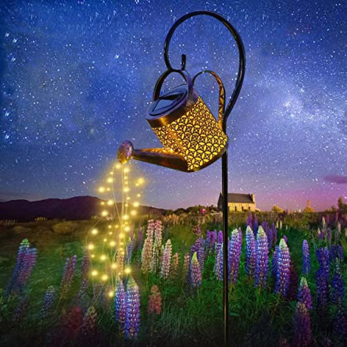 LED garden decor ,Solar garden Lights -solar lights outdoor garden ,Decoration Waterproof Strip Light,Waterfall Fairy Lights for patio decor in Home Yard，Beautiful Festivals gifts and birthday gifts