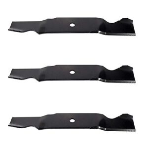 set of (3) lawn mower blades fits cub cadet models garden tractor 759-3841