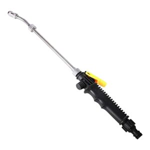 2 in 1 pressure washer high pressure water high pressure metal water garden adjustable nozzle perfect nozzle for dirty sidewalk car wood cleaning for garden (e, one size)