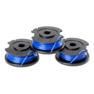 greenworks 0.065″ 3-pack single line auto-feed replacement string trimmer line spool