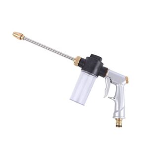 high pressure hose water sprayer garden washing machine car washer spray foam sprinkler irrigation tool hand shower.