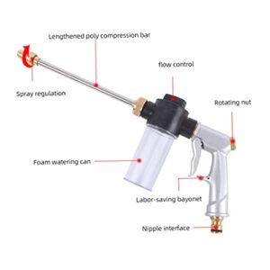 High Pressure Hose Water Sprayer Garden Washing Machine Car Washer Spray Foam Sprinkler Irrigation Tool Hand Shower.