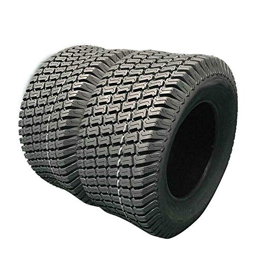 AutoForever 18x8.50-8 Lawn Mower Tubeless Tires 18-8.50-8 4 PLY Turf Tractor Lawn Garden Golf Cart Tire 18x8.50x8 Tubless Tire Max Load 815Lbs Set of 2