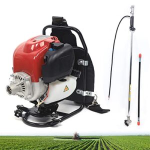 ng nopteg 3 in 1 backpack brush cutter, 4-strokes 1.4hp 1kw backpack gasoline engine hedge trimmer tiller cultivator lawn mower yard garden grass cutter trimmer for remove weeds