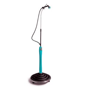 gf garden sunny style premium solar shower – portable pool & garden shower – blue