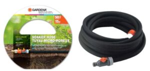 gardena 1969-u 50-foot recycled rubber soaker hose