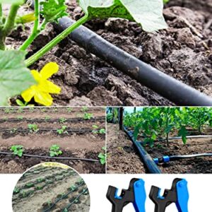 Kalolary 2PCS Drip Irrigation Tubing Hole Punch Tool, Drip Irrigation Emitters Drip Pipe Punch Outdoor Garden Watering Tube Punch for 16/20mm PE Pipe and Emitter Insertion