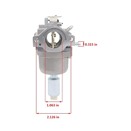 697203 Carburetor 18.5HP Replacement for Briggs Stratton Craftsman LT1000 LT2000 DYT4000 Z225