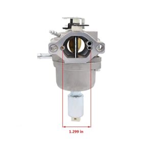 697203 Carburetor 18.5HP Replacement for Briggs Stratton Craftsman LT1000 LT2000 DYT4000 Z225