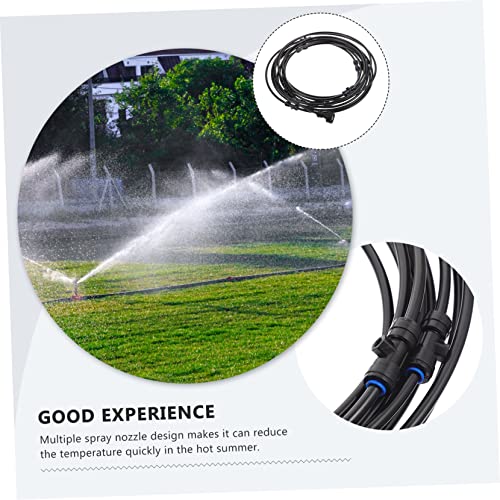 Yardenfun 1 Set Patio Misting System Outdoor Trampoline Outdoor Hose Misting Cooling System Trampoline Water Sprinkler Outside Patio Misters Trampoline Cooling Tool Garden Water Sprinkle Set