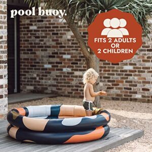 Pool Buoy Round Inflatable Pool with Storage Bag - Premium Outdoor Swimming Pool for Kids, Toddlers, Infants and Adults - Garden and Backyard Pools for Family Summer Pool Party (Leisure Suit Laars)