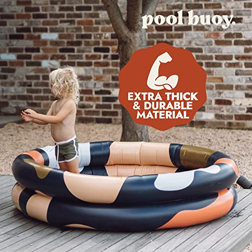 Pool Buoy Round Inflatable Pool with Storage Bag - Premium Outdoor Swimming Pool for Kids, Toddlers, Infants and Adults - Garden and Backyard Pools for Family Summer Pool Party (Leisure Suit Laars)