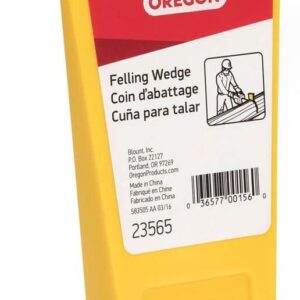 Oregon Felling Wedge 5.5 inch, Lightweight and Durable Tree Wedge for Safe Felling with Stabilizing Serrations Yellow