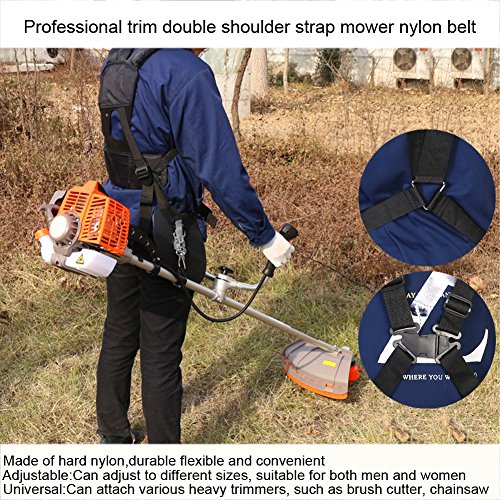 CHICIRIS Professional Trimmer Double Shoulder Strap Mower Nylon Belt for Brush Cutter Garden Lawn Professional Trimmer Double Shoulder Strap Mower Nylon Belt for Brush Cutter Garden Lawn