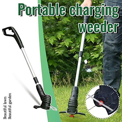 Weed Wacker Electric Grass Trimmer Handheld Garden Grass Trimmer Cordless Lawn Trimmer Cordless Electric Weed Eater for Garden Tool (1)