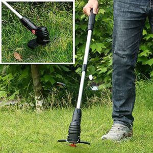 Weed Wacker Electric Grass Trimmer Handheld Garden Grass Trimmer Cordless Lawn Trimmer Cordless Electric Weed Eater for Garden Tool (1)