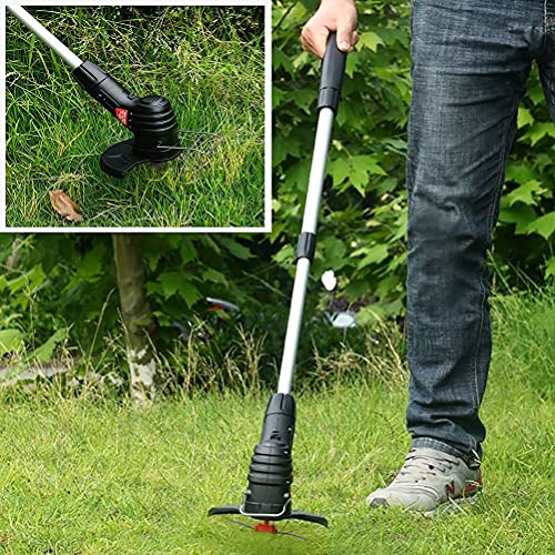 Weed Wacker Electric Grass Trimmer Handheld Garden Grass Trimmer Cordless Lawn Trimmer Cordless Electric Weed Eater for Garden Tool (1)