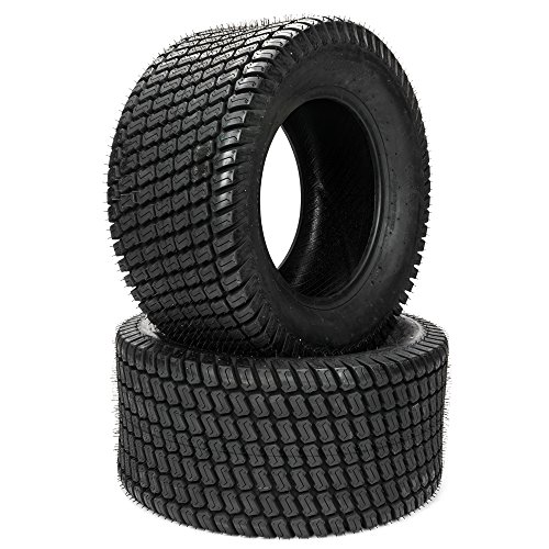 TRIBLE SIX 2PCS Tubeless 24x12-12 Turf Tires 8-Ply for Lawn Garden Mower 24-12-12 LRD Turf Bias For Garden Lawn Mower Tractor Golf Cart Tires