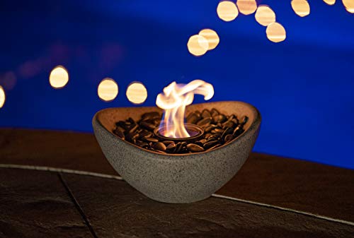 Red Wagon Integrity Table Top Fire Bowl. Outdoor Tabletop Fire Pits Fireplace Burner for Garden Ornament. Relax and Enjoy Cozy Fireside Experience.