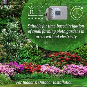 Galcon 8054S AC-4S Watering Timer Propagation & Irrigation Smart sprinkler Controller for Indoor & Outdoor with Daily / Cyclic Programming, Home or Gardens, Misting Seeds, Nurseries and Greenhouses