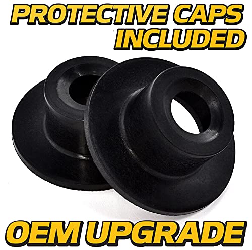 HD Switch - Improved Adjustable LH/RH Steering Drag Link Set Replaces 21546337 & 21546338 for Ariens Lawn and Garden Tractors - Includes Sector Gear Dust Caps!