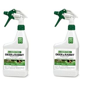 Liquid Fence 112 1 Quart Ready-to-Use Deer & Rabbit Repellent (Pack of 2)