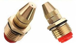 bigbuy 1/2 inch garden misting nozzle multiple spray patterns brass adjustable (2)