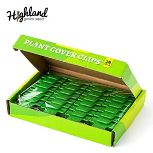 Greenhouse Clips Plant Cover Clamps for Greenhouse Net Cover Clips for Pipes & Clamp Hoop Snap Clamps for PVC Net Tunnel Green House Hoops Garden Row Film Cover Freeze Protection 1.5 inch 28 Pack