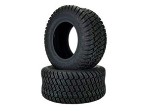 (2) 16×6.50-8 tires 4 ply lawn mower garden tractor 16-6.50-8 turf master tread